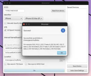 How To Save iOS SHSH2 Blobs Using BlobSaver - iDevice Central