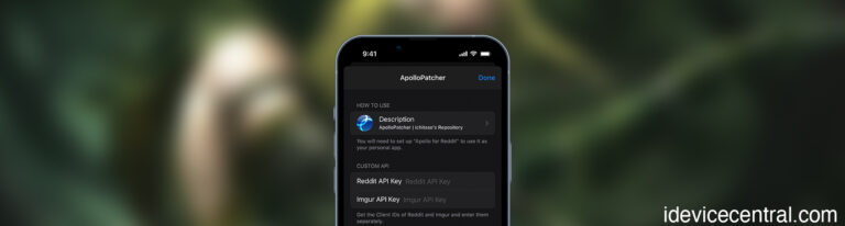ApolloPatcher v0.0.6 RELEASED! Sideload IPA & DEB Package - iDevice Central
