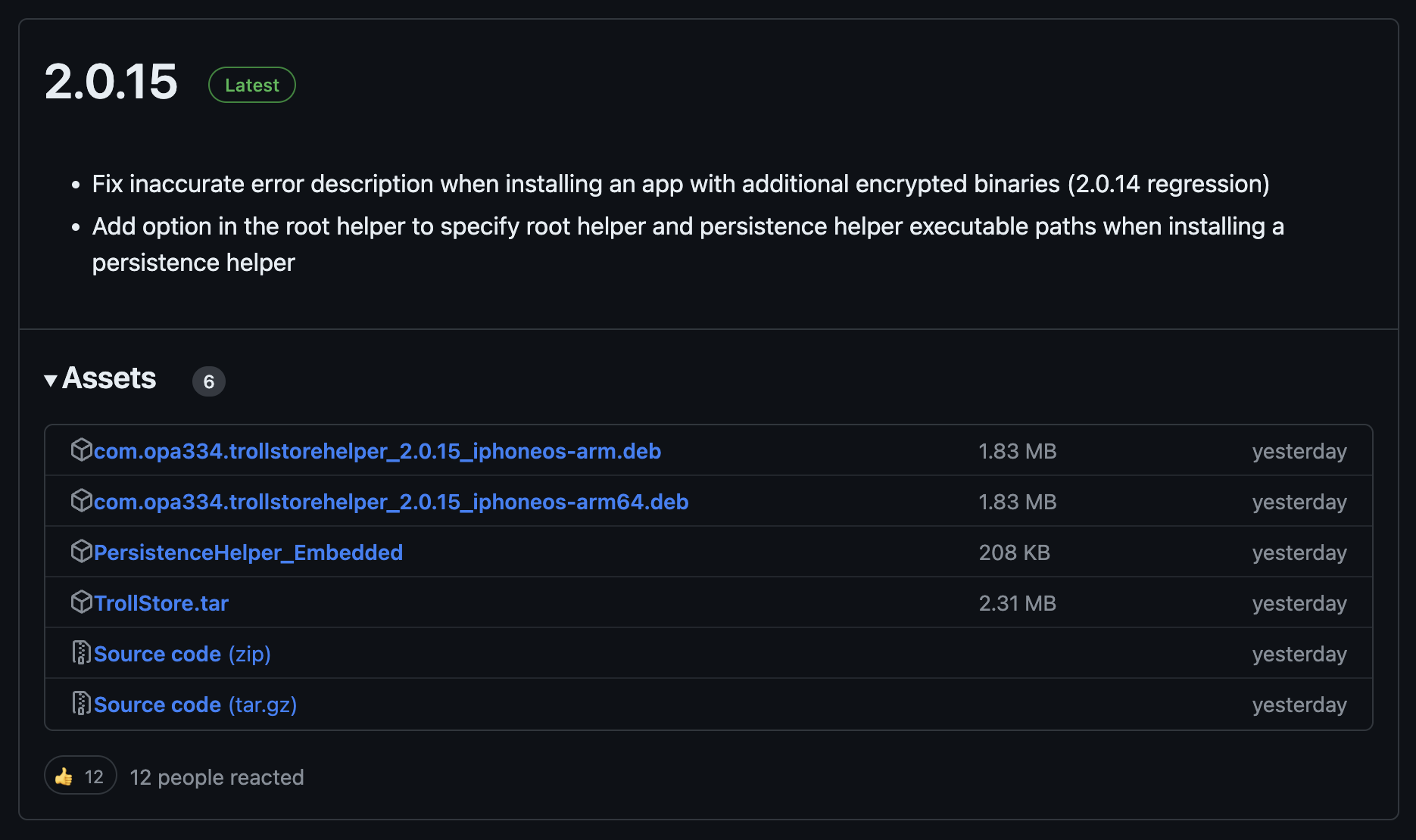 TrollStore 2.0.15 UPDATE RELEASED for iOS 14.0 – 17.0 - iDevice Central