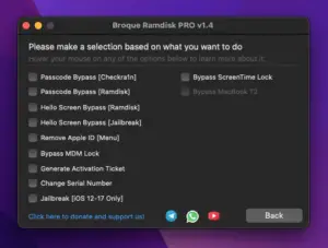 Broque Ramdisk Pro – Free iCloud Bypass Tool For iOS 7 – iOS 18.6 ...