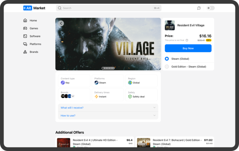 How to use AltMarket.app: The New Digital Storefront for Discounted ...